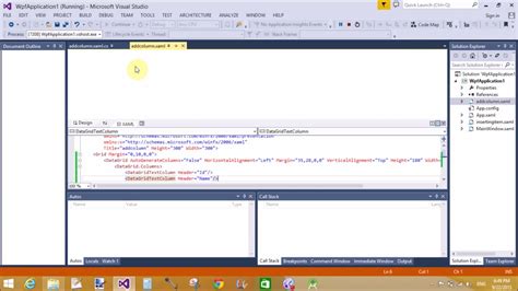 add column in wpf datagrid using both xaml and code youtube