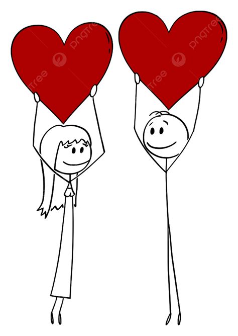 Vector Cartoon Stick Figure Drawing Conceptual Illustration Of