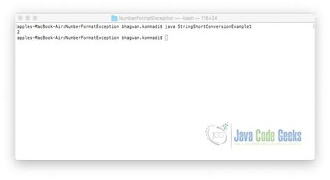 java lang numberformatexception examples java code geeks