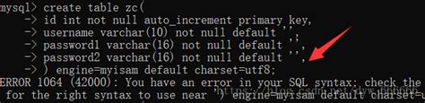 error 1064 42000 you have an error in your sql syntax csdn博客