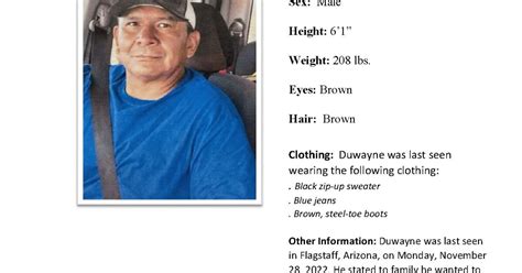 Navajo Police Are Asking For The General Publics Assist In Finding A