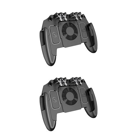 Injueey Pubg Mobile Joystick Controller Turnover Button Gamepad Para