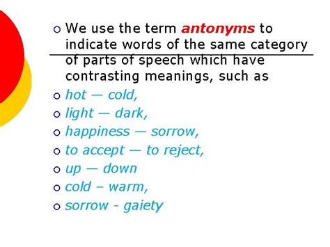 Semantic Classification Of Words Lecture 7 Semantic Lassification