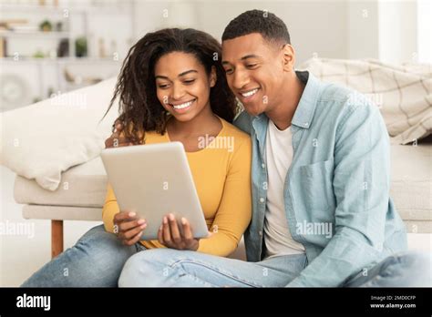 Technology For New Normal At Home Glad Millennial African American Man