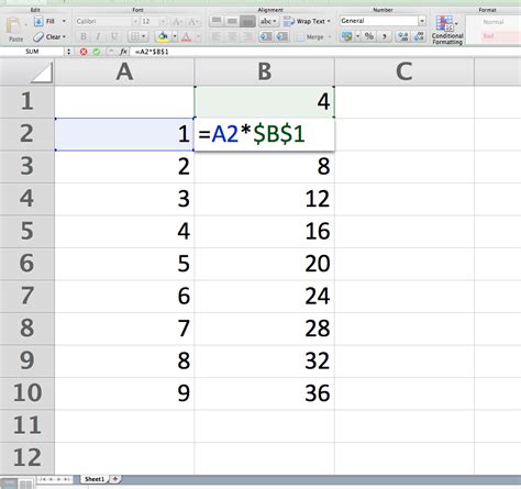 how to multiply all entries in an excel column by a number stack overflow