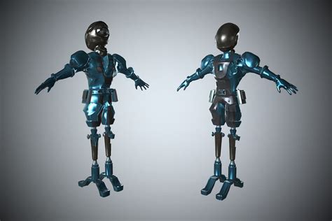 sci fi humanoid robot pack with weapon 3d humanoids unity asset store