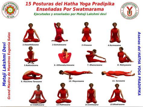 Instituto Mendocino De Yoga Posturas De Yoga Del Hatha Yoga Que Están