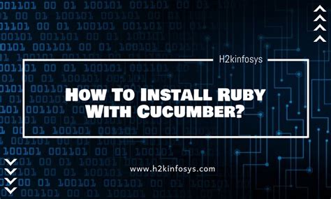 how to install ruby with cucumber h2kinfosys blog