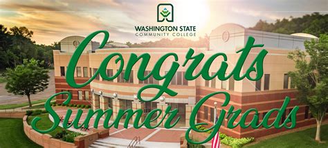 Wsco Celebrates Summer Graduates Washington State College Of Ohio