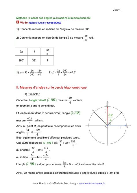 Mesure Principale Dun Angle En Degré