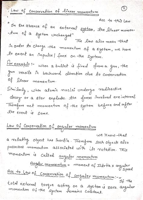 Physical World Class 11th Physics Handwritten Notes