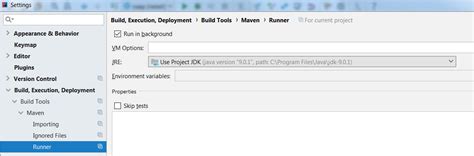 unable to run maven install from idea for java 9 tools jar not found