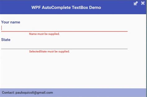 wpf autocomplete textbox a c repository from mitchcapper mitchcapper