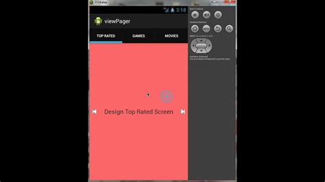 tab layout with swipeable views youtube
