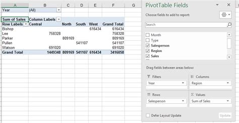 an introduction to pivot table in excel