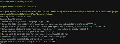amplify api appsync crud create read update delete
