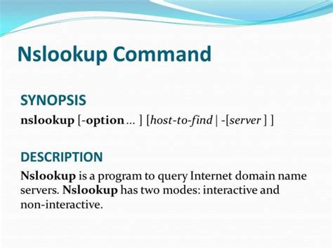 How To Use Nslookup Command On Windows Examples