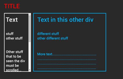 css html put two div side by side stack overflow
