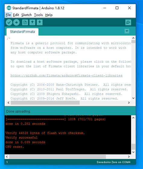 firmata tutorial how to use firmata on arduino