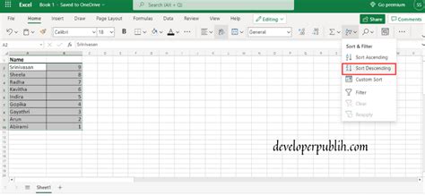 how to reverse a list in microsoft excel tech programme