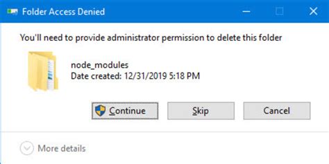 how to delete the node modules folder on windows dev community