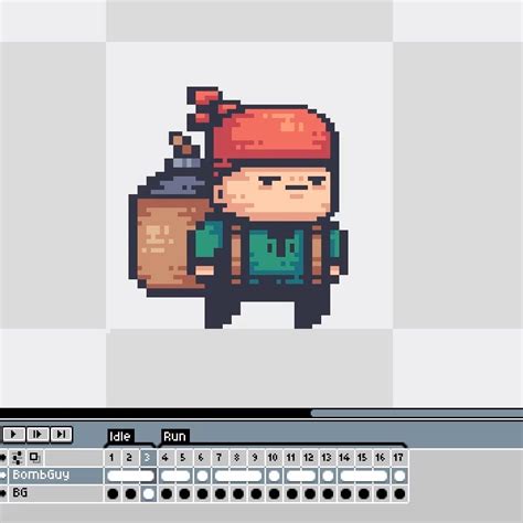 Creating The Idle Animation 😁 R Pixelart