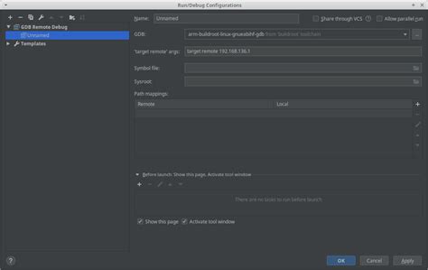 clion remote debugging for arm platform using cross toolchain ides