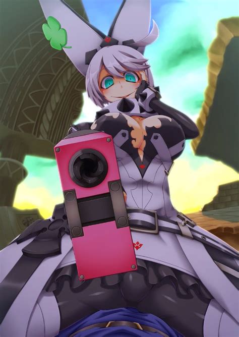 The Big Imageboard Tbib 1girl Ahoge Aqua Eyes Arc System Works