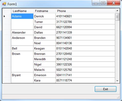 vs 2012 vb how to merge cells having same data in