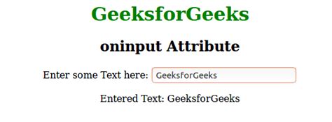 html oninput event attribute tutorialspoint dev