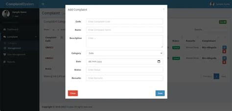 complaint management system free template in php and bootstrap vrogue
