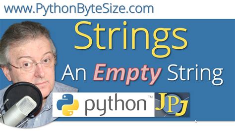 python an empty string youtube