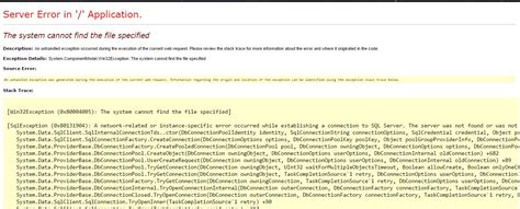 c published in azure web app appears a server error stack overflow