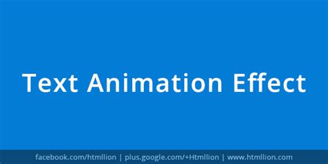 text animation effect html lion