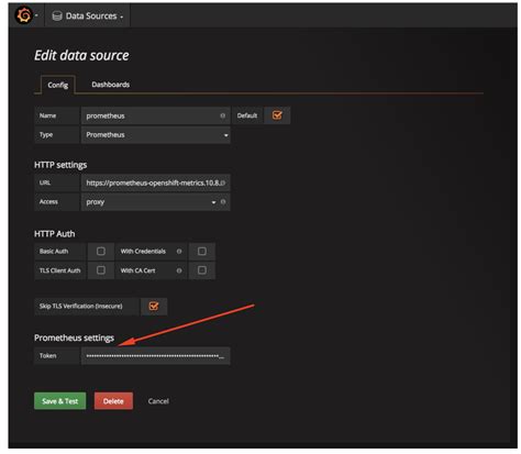 datasource prometheus doesn t connect error 403 or cors · issue