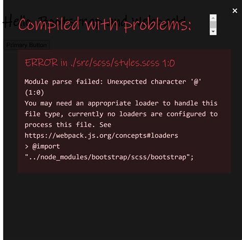 sass importing bootstrap in project folder when i add import