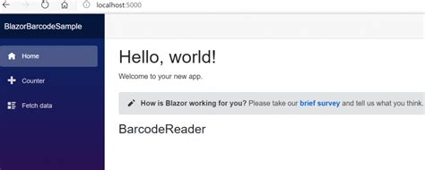 how to build web barcode and qr code reader with blazor webassembly