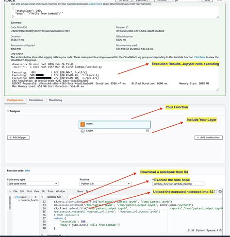 executing jupyter notebooks in lambda by ops mills