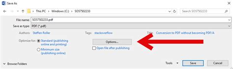 powershell how to set parameters for saveas dialog in word