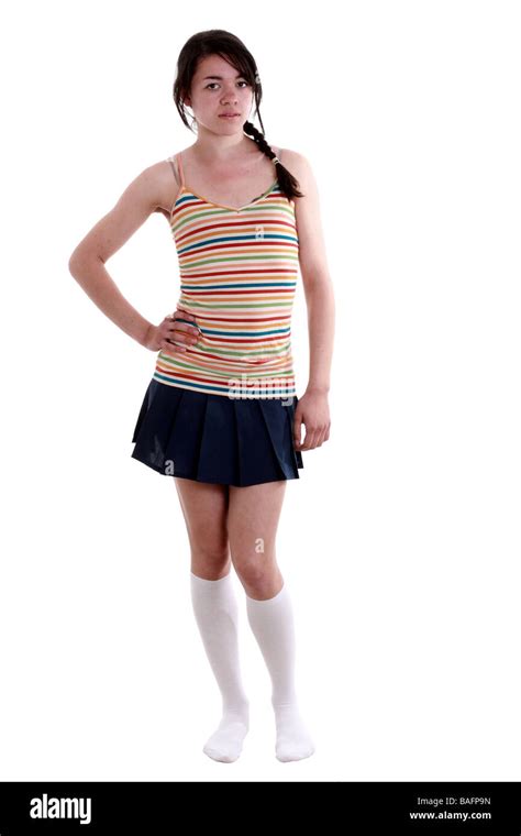 Jeune Fille En Mini Jupe Banque De Photographies Et Dimages à Haute