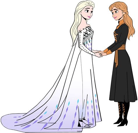 Elsa Anna Disney Frozen Clip Art