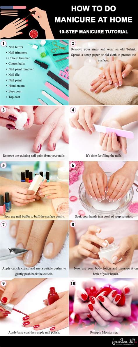 Manicure At Home Diy Tutorial To Nail It