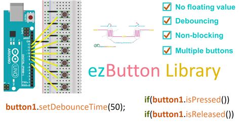 arduino button library arduino tutorial