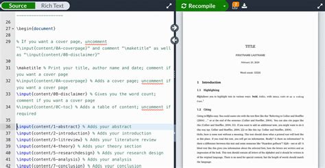 latex and overleaf methods bites