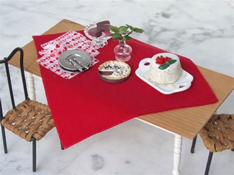 1 12 Scale Dollhouse Miniature Valentines Day Table Cloth Etsy Artofit