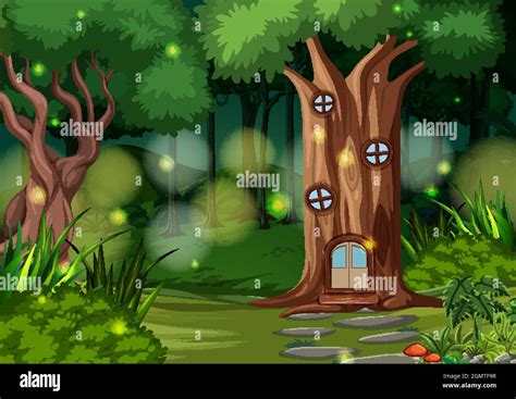 Fondo De Bosque Encantado