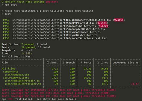 unit test your sharepoint framework solution with jest