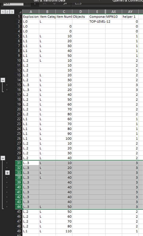 vba excel macro for grouping non continuous data stack
