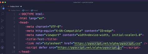 pyscript how to run python in an html page new python programming