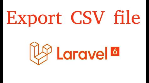 laravel 6 tutorial 33 export excel csv youtube